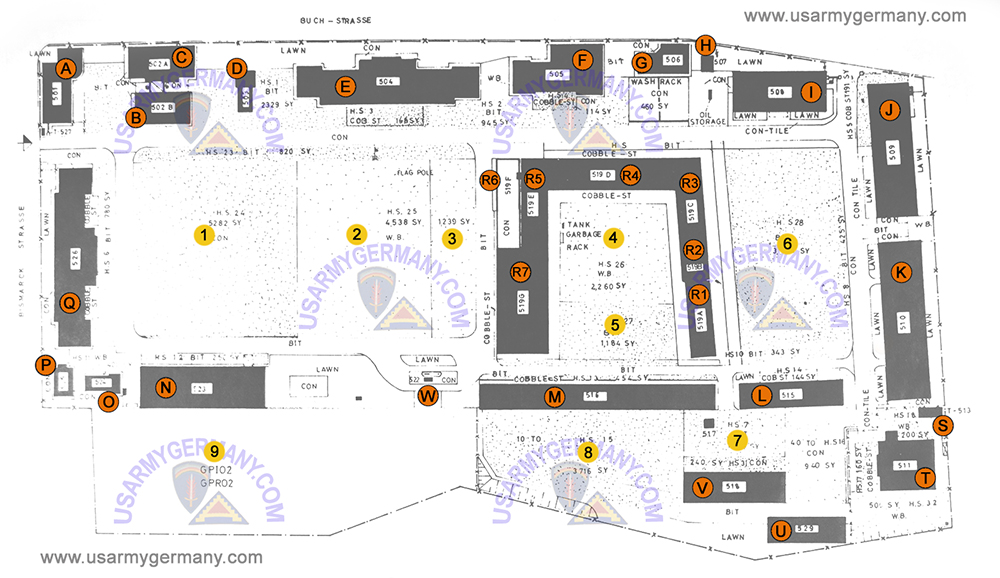 USAREUR Installation Maps - Bismarck Ksn