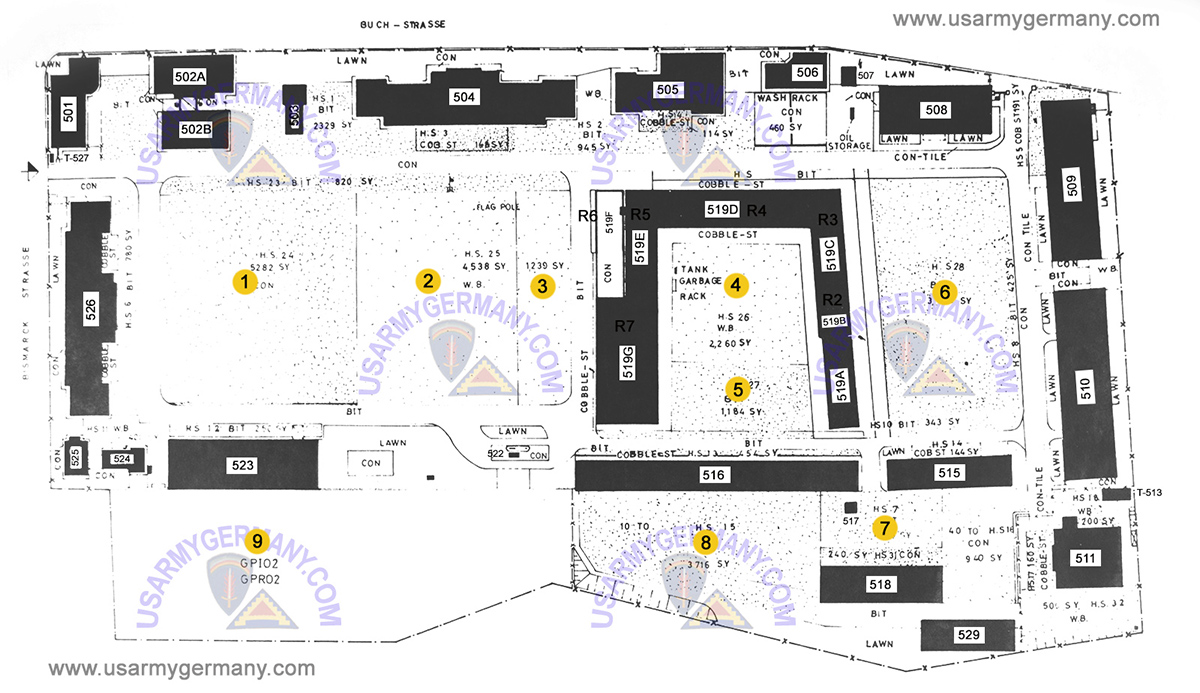 USAREUR Installation Maps - Bismarck Ksn