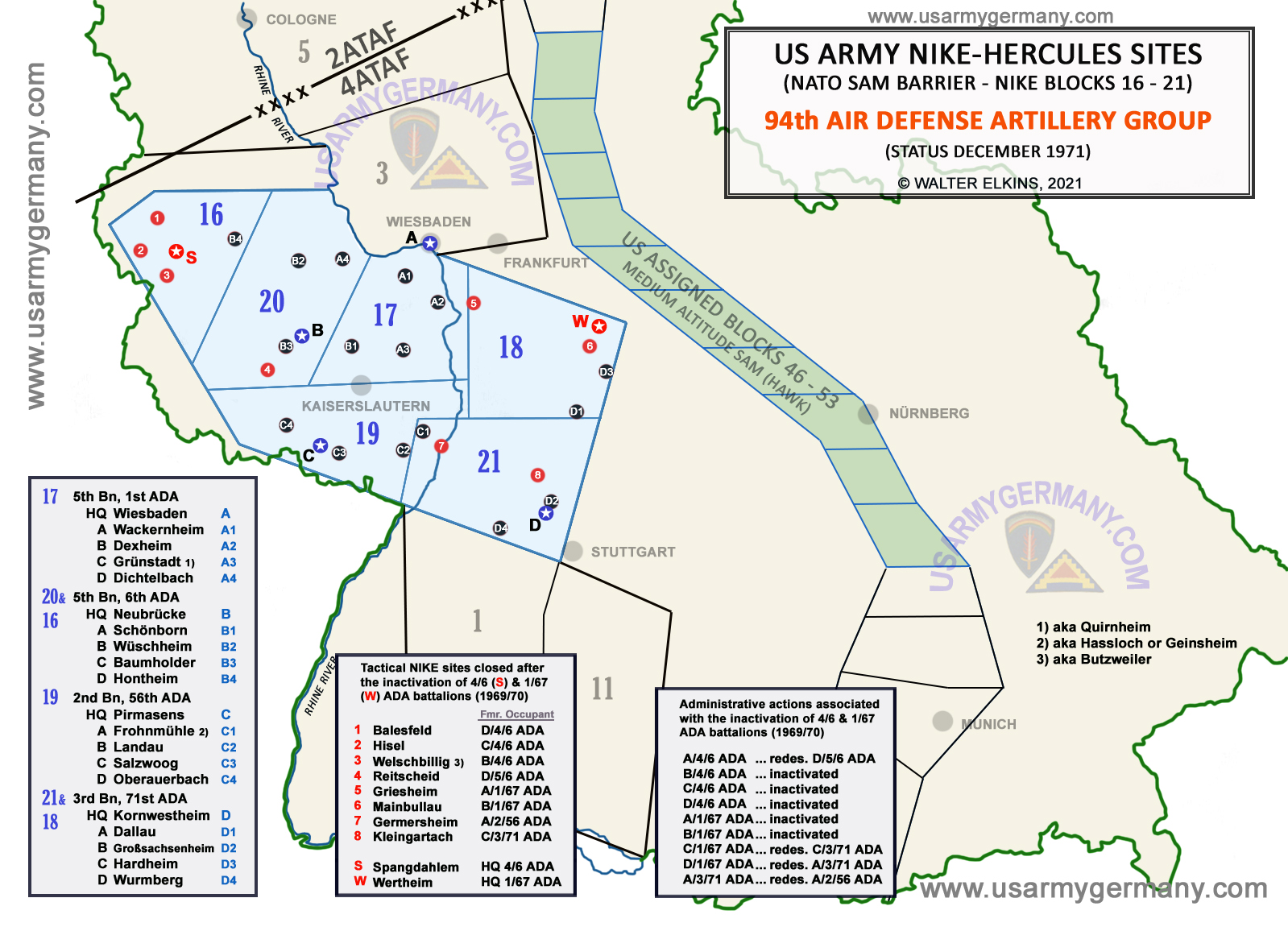 USAREUR Org Charts - 94th ADA Group